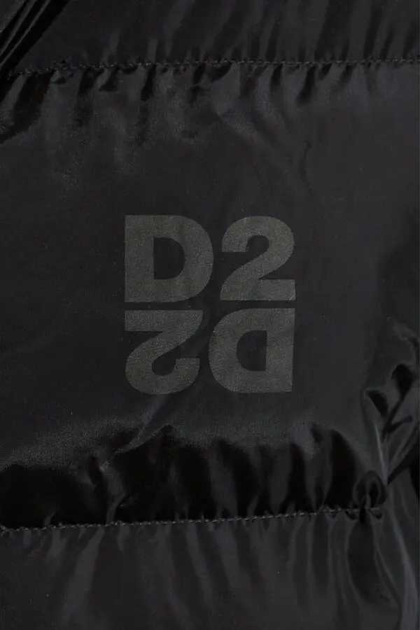 Dsquared2 Long-sleeved Padded Jacket With Logo