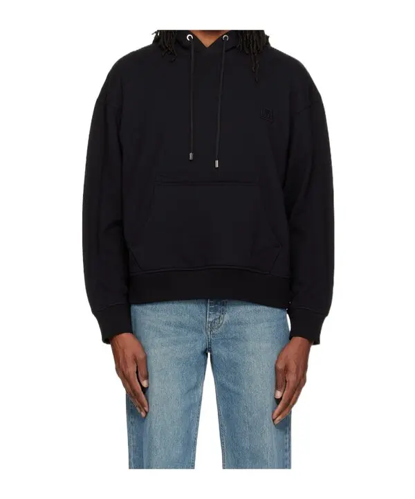 WOOYOUNGMI Floral-print Hoodie - Black