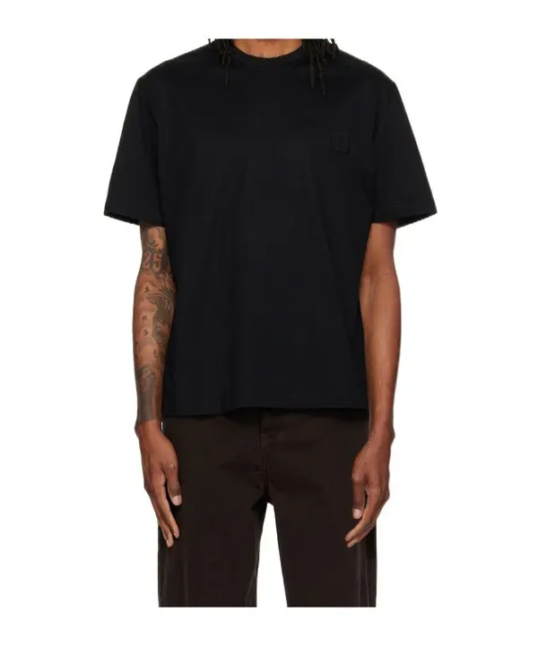 WOOYOUNGMI Flower-print Logo-patch T-shirt
