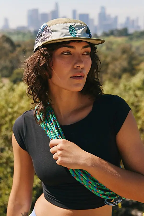 Free People Rachel Pohl X 3 Sisters Cap - Olive Combo