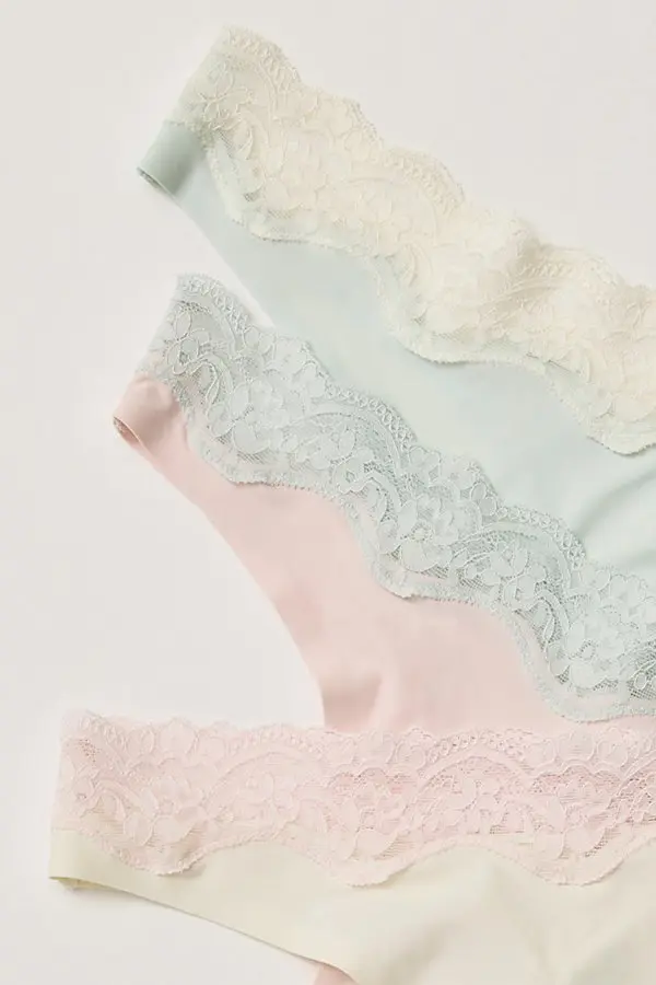 For Love & Lemons Corie Undie 3-pack - Pastel