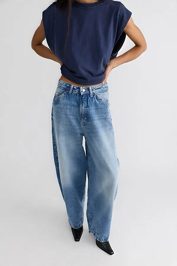 ICON DENIM LOS ANGELES Lila Lantern Jeans - Eclipse