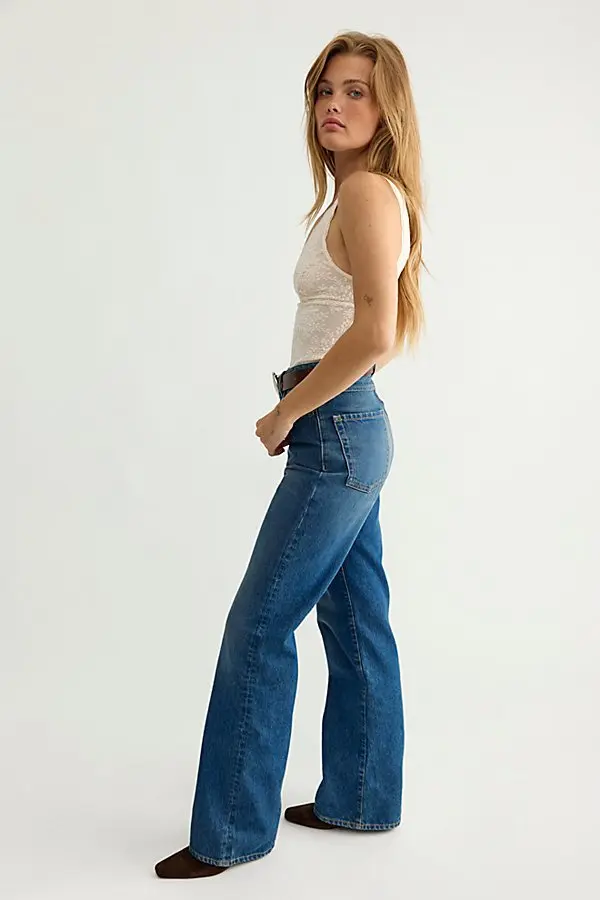 ICON DENIM LOS ANGELES High-rise Bootcut Jeans