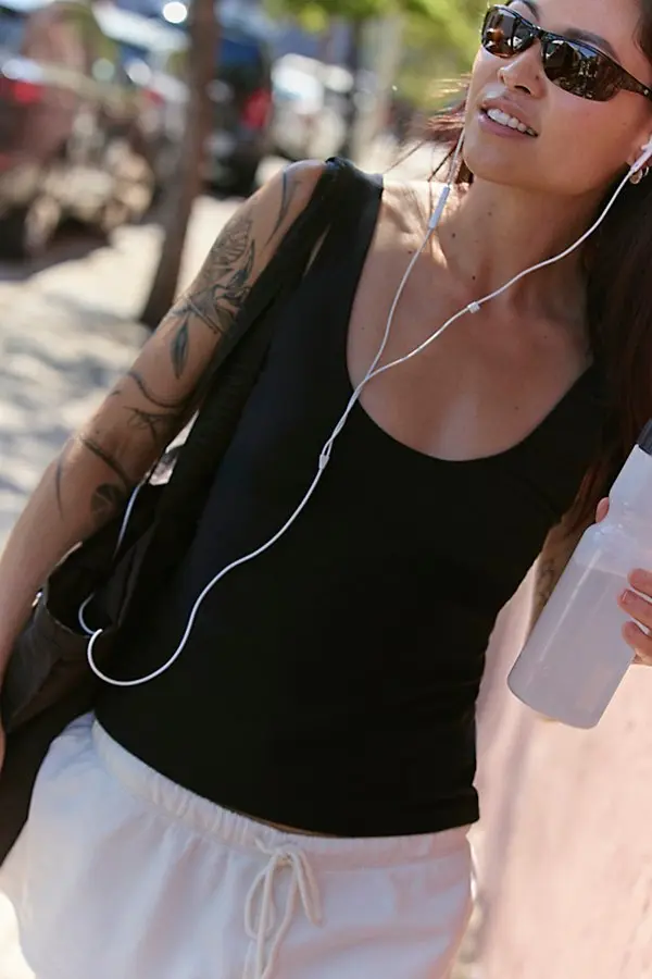 Free People Demi Plié Cami - Black