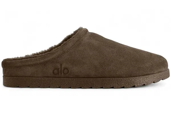 Alo Yoga Sherpa Recovery Slipper - Espresso