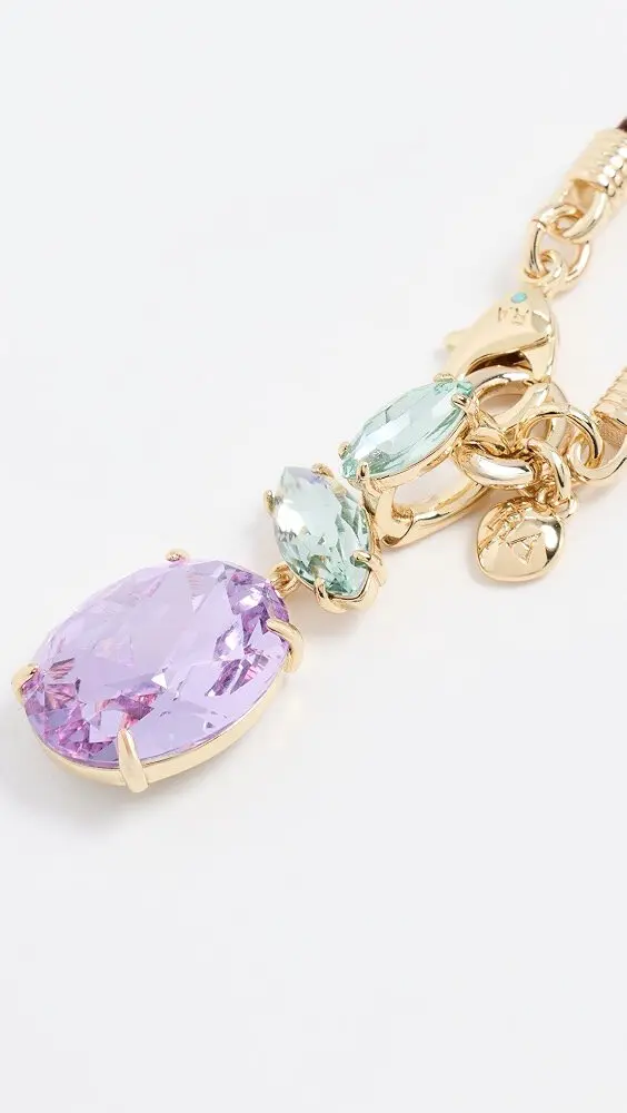 ROXANNE ASSOULIN Crystal Granita Le Petite Cord Necklace