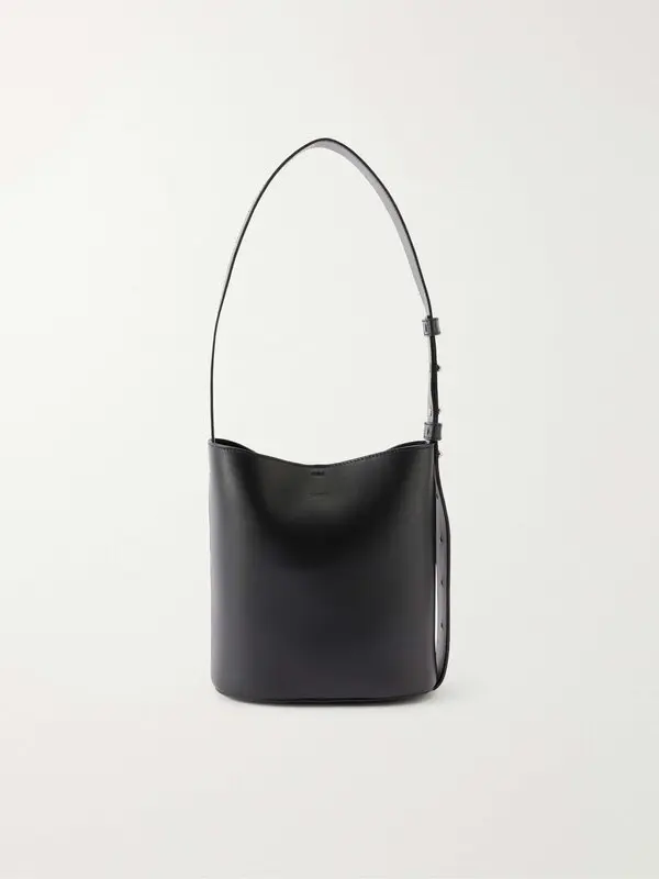 LIÉ STUDIO Paula Leather Tote - Black