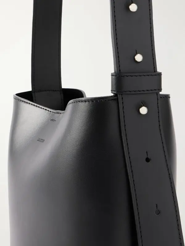 LIÉ STUDIO Paula Leather Tote - Black