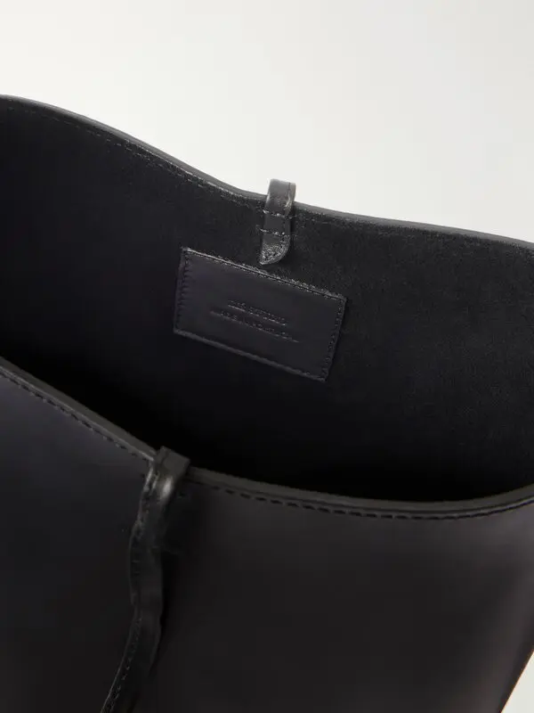 LIÉ STUDIO Paula Leather Tote - Black
