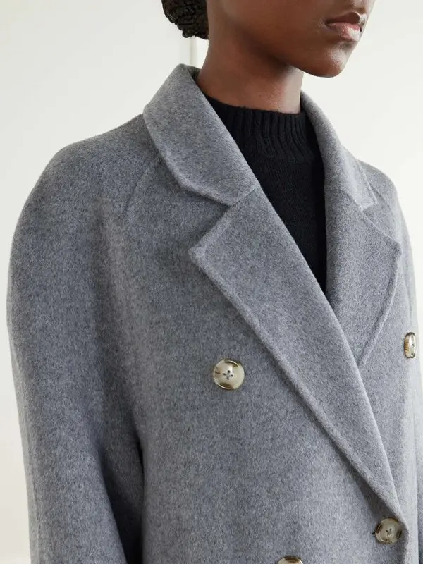 Loulou De Saison Irvin Double-breasted Wool And Cashmere-blend Coat