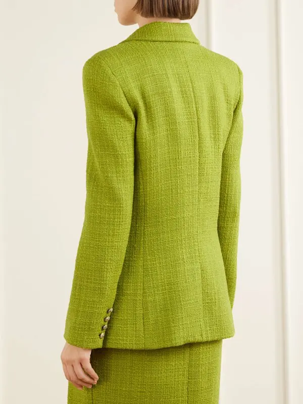 Balmain Bouclé-tweed Wool-blend Jacket
