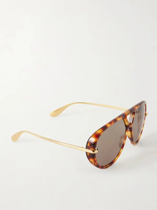 Bottega Veneta Aviator-style Acetate Sunglasses