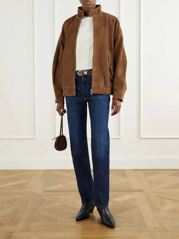 AGOLDE Blair Suede Jacket