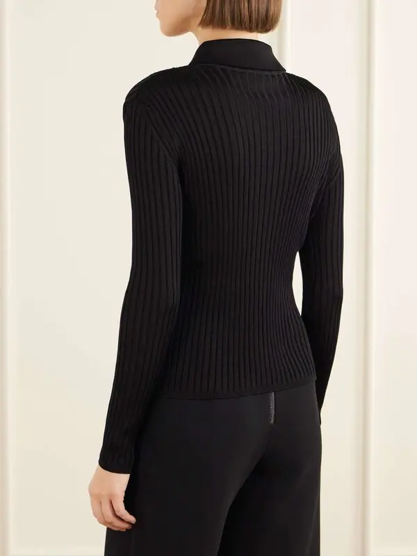 Balmain Ribbed Polo Shirt