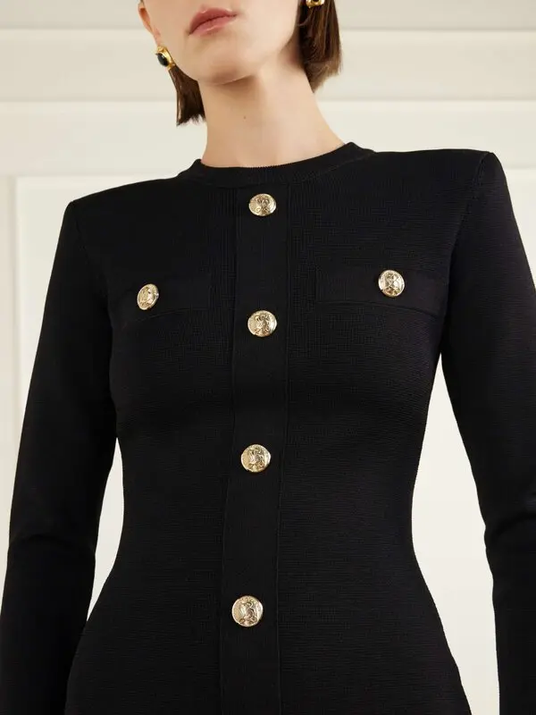 Balmain Knitted Mini Dress