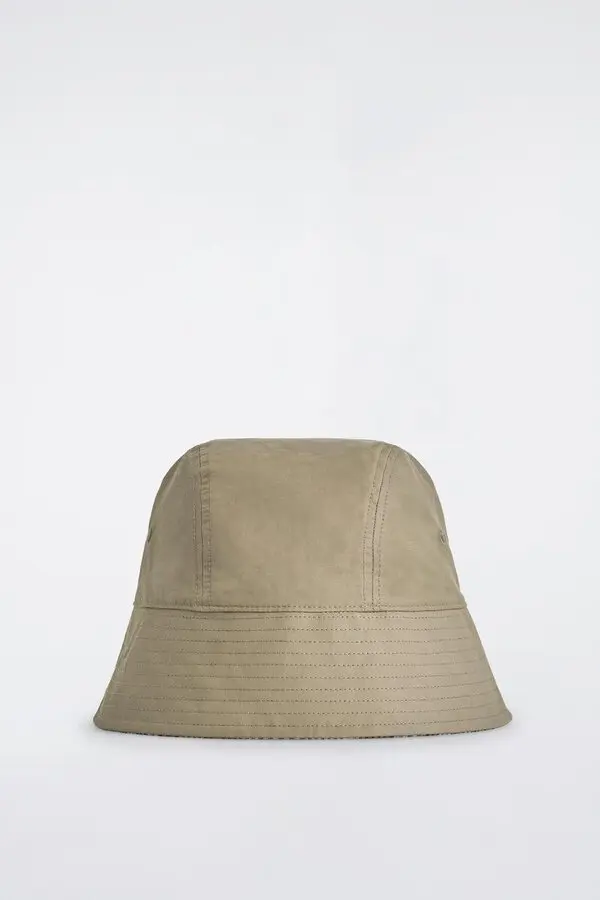 Cos Reversible Bucket Hat - Beige