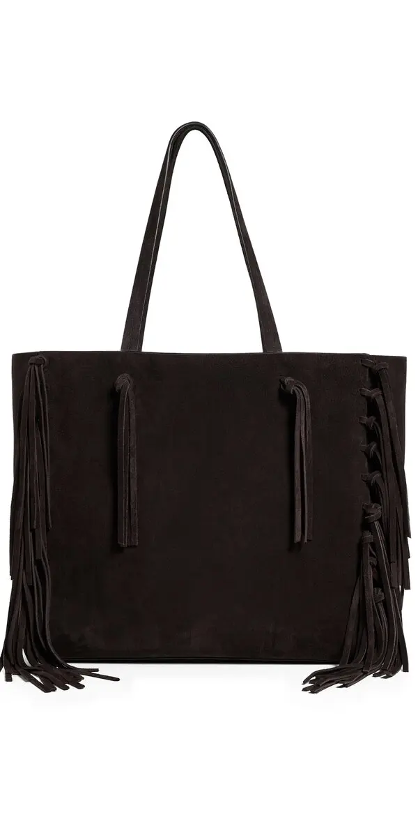 NILI LOTAN Joni Suede Bag - Espresso