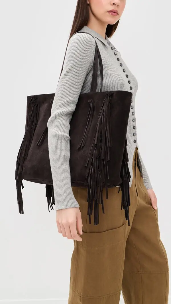 NILI LOTAN Joni Suede Bag