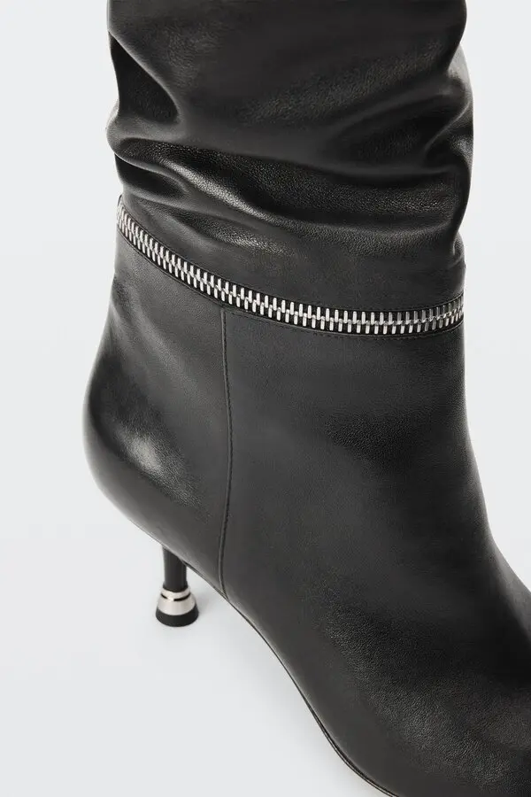 Alexander Wang Slasher Zip 65mm Slouch Boot