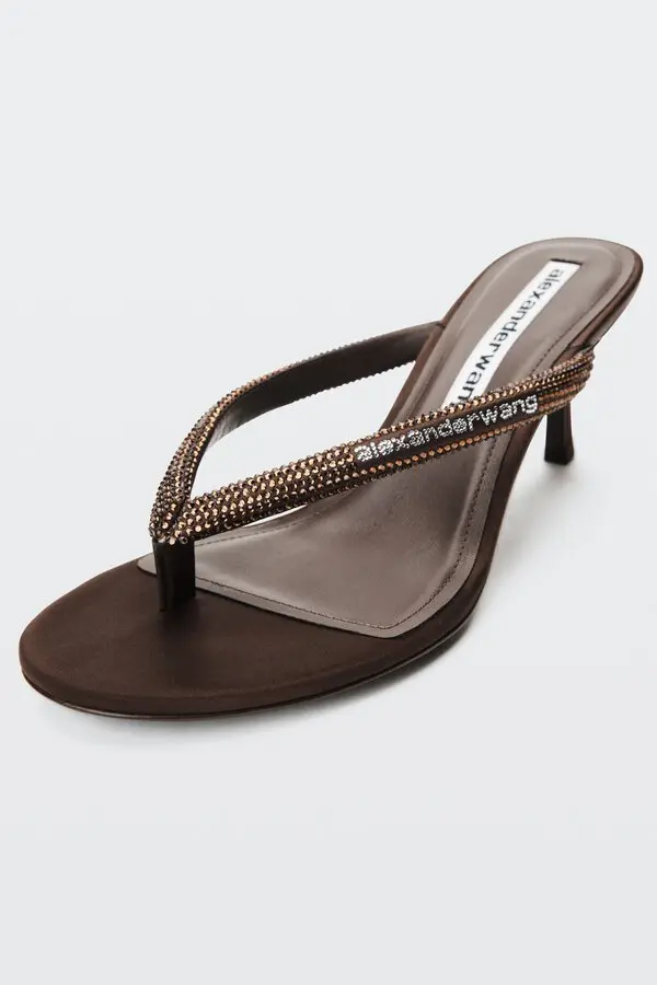 Alexander Wang Courtney 65mm Thong Logo Sandal