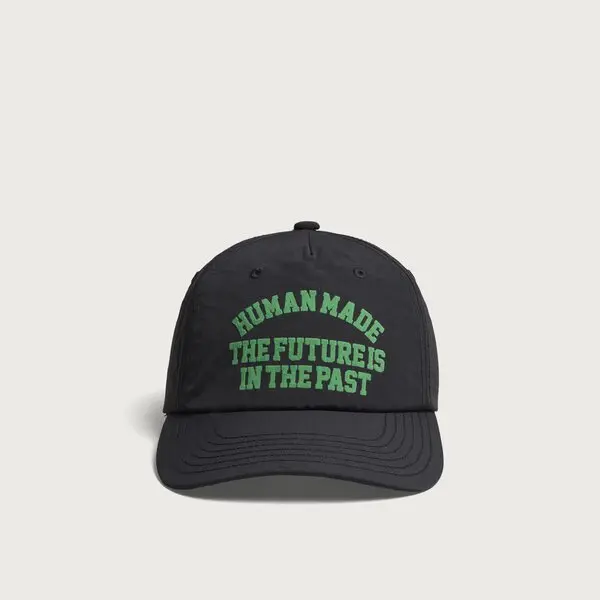 HUMAN MADE 5 Panel Nylon Cap - Black
