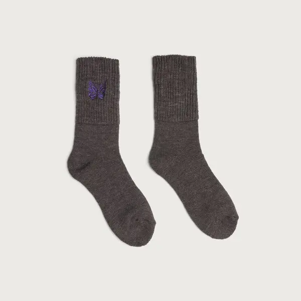 Needles Wool Socks - Umber