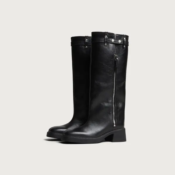 MIISTA Izolda Zipper Tall Boots