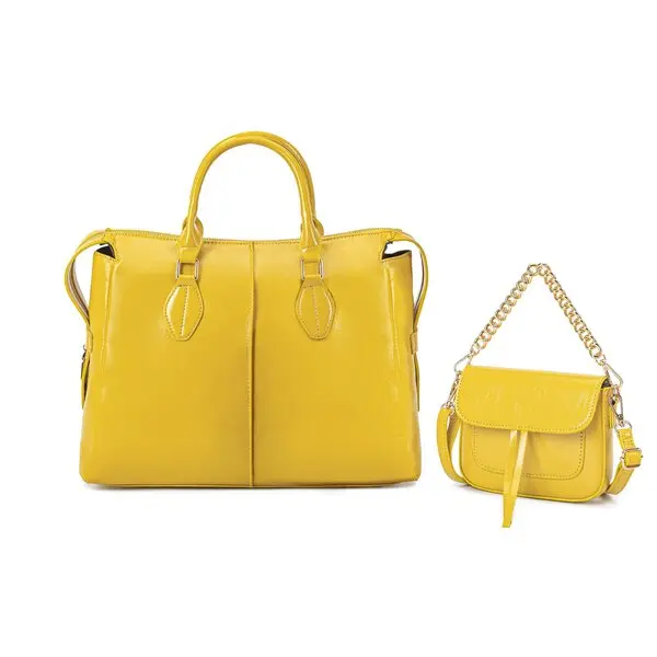 MKF COLLECTION - J'OMOR Yareli Tote Bag With Mini Bag- 2-piece Set
