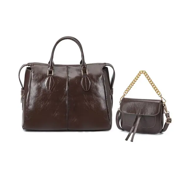 MKF COLLECTION - J'OMOR Yareli Tote Bag With Mini Bag- 2-piece Set