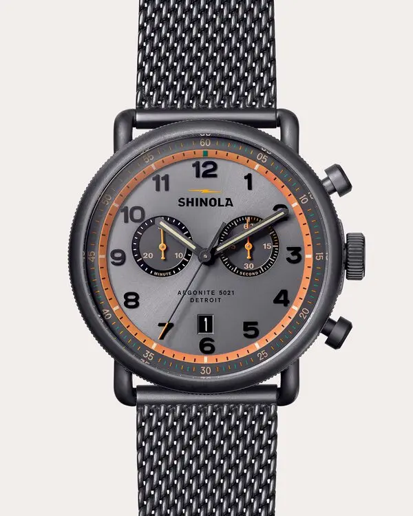 Shinola Canfield C56 43mm Two-eye Chronograph Watch