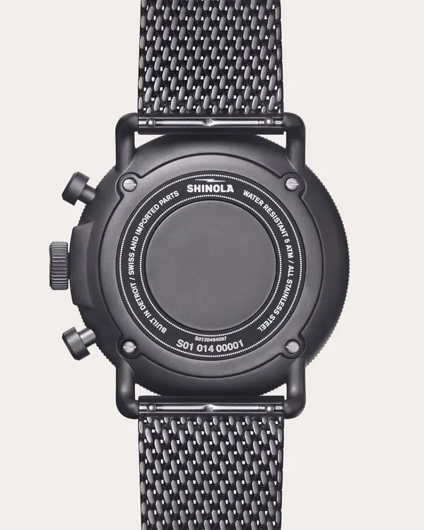 Shinola Canfield C56 43mm Two-eye Chronograph Watch