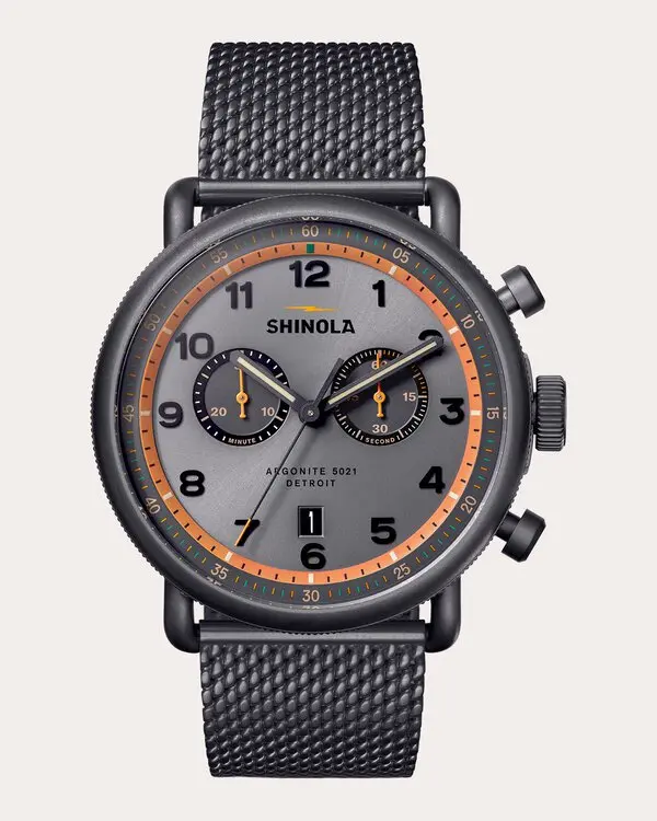 Shinola Canfield C56 43mm Two-eye Chronograph Watch