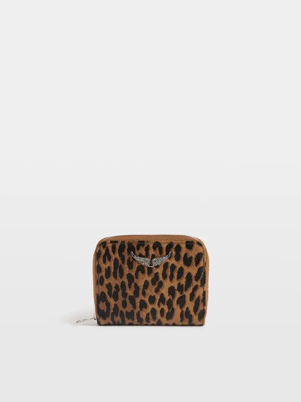 Zadig&Voltaire Mini Zv Leo Coin Purse - Brandy