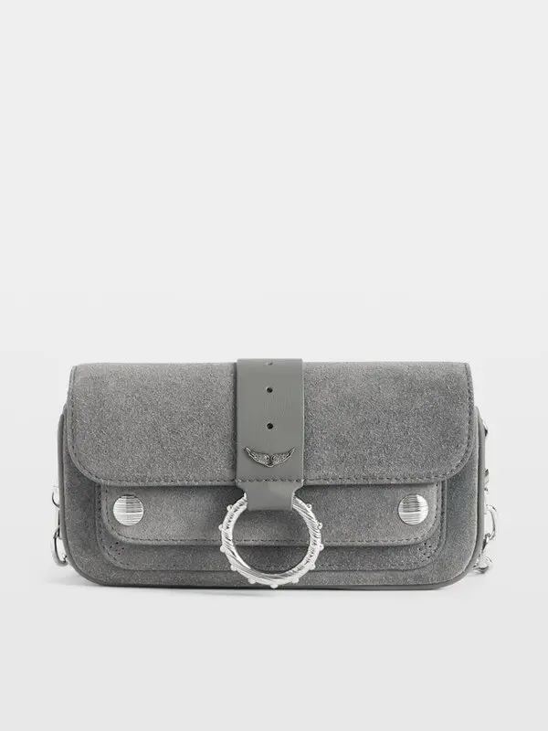 Zadig&Voltaire Kate Wallet Suede Bag - Road