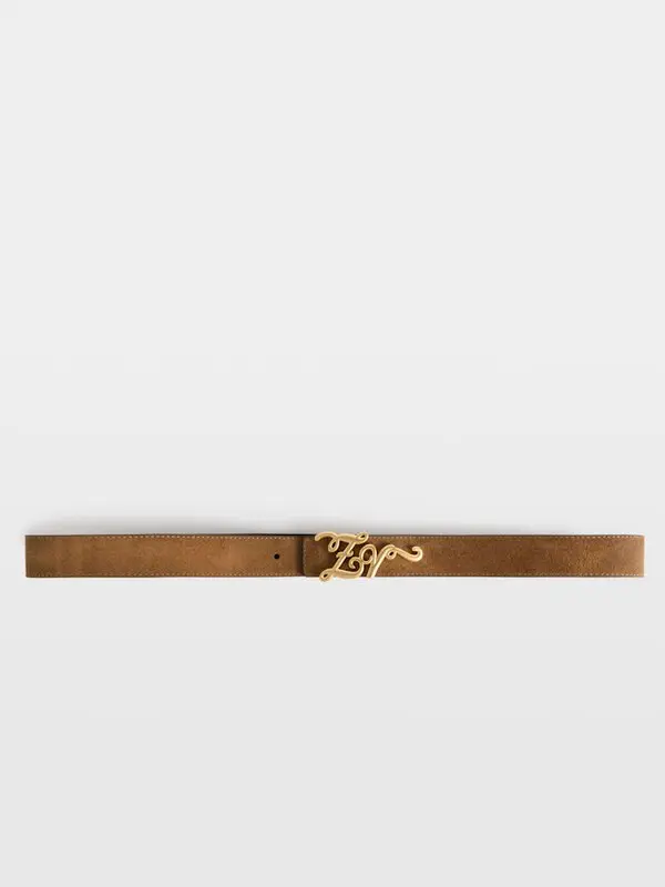 Zadig&Voltaire Reversible Leather Belt - Cognac