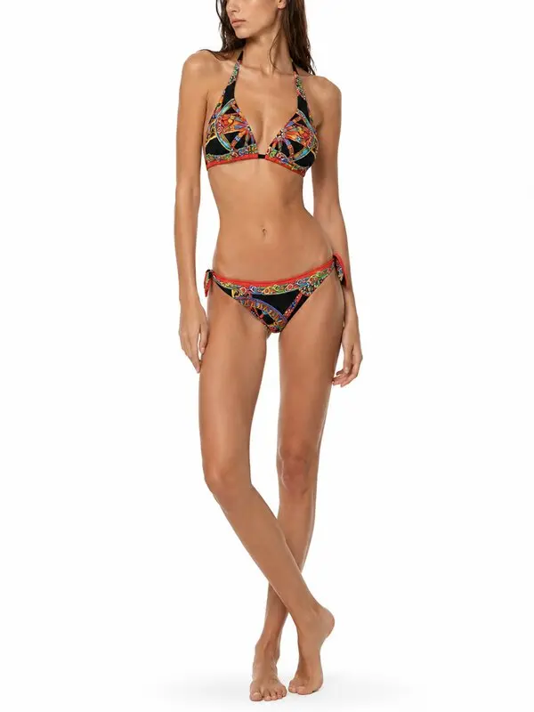 Dolce & Gabbana Printed Triangle Bikini