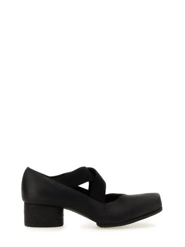 UMA WANG Ballerina In Pelle Con Tacco Medio