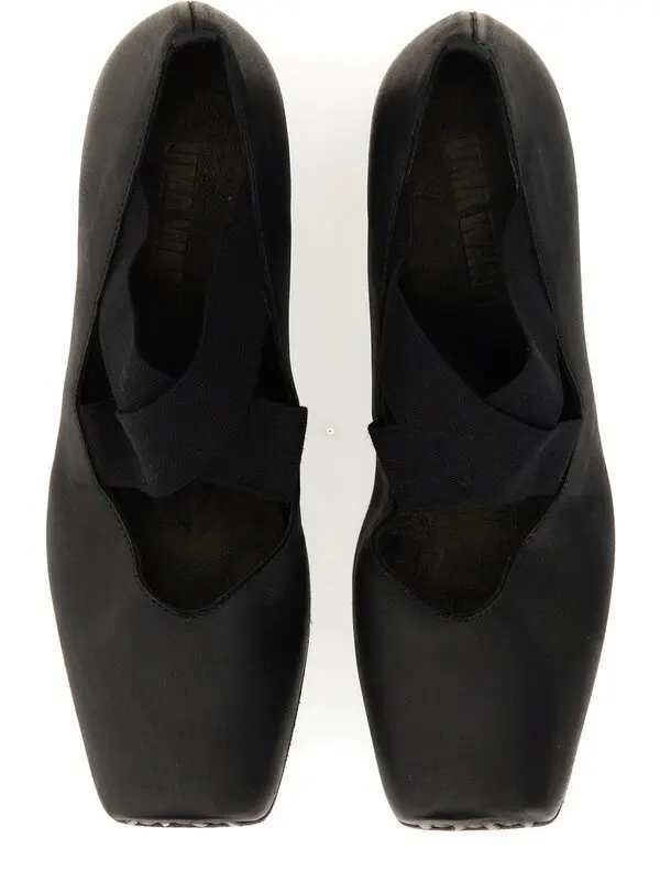 UMA WANG Ballerina In Pelle Con Tacco Medio