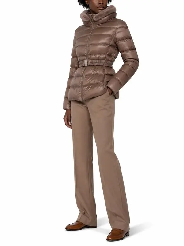 Herno Piumino Belted Down Jacket - Brown