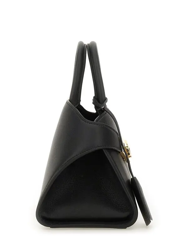 FERRAGAMO Hug Mini Top Handle Bag - Black