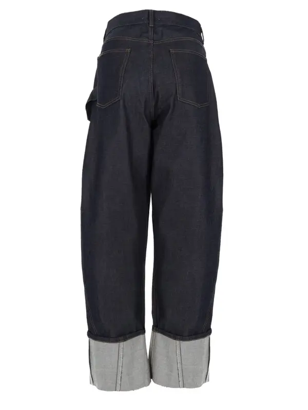 JW Anderson Jeans Twisted Turn-up Workwear