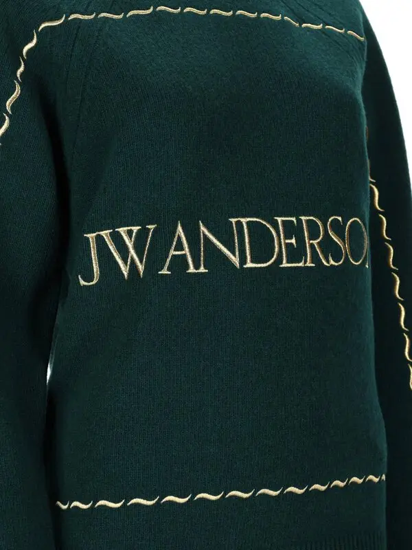 JW Anderson Maglia Con Logo Ricamato