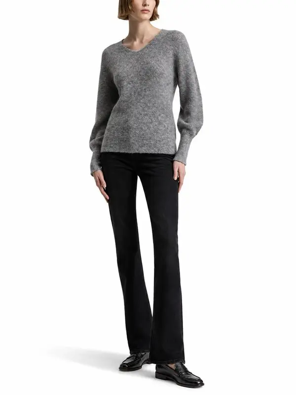Herno Alpaca And Wool Blend Sweater - Grey