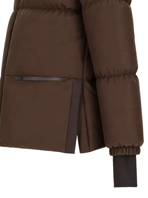 Herno Hooded Down Jacket - Brown
