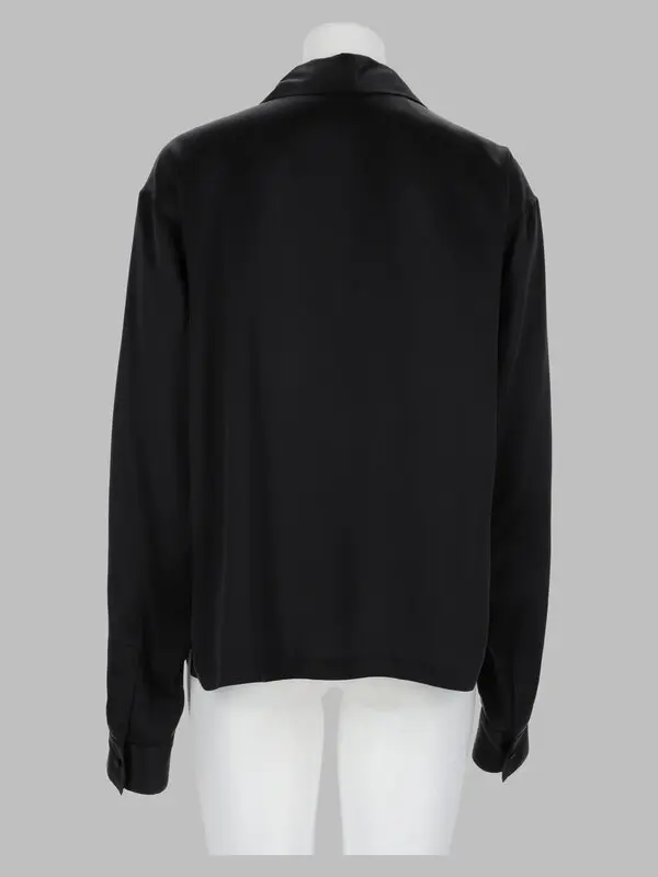 TOM FORD Polo In Raso Di Seta Stretch Con Logo
