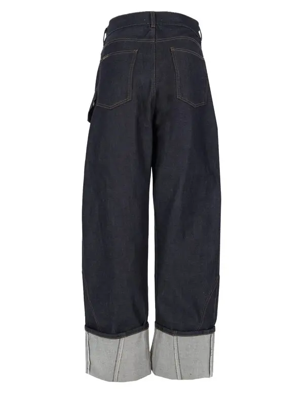 JW Anderson Jeans Twisted Turn-up Workwear