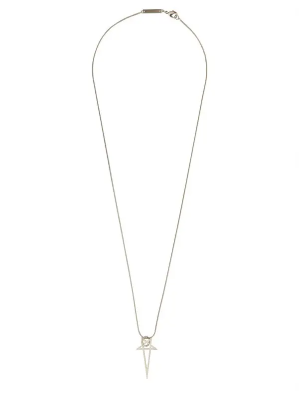 Rick Owens Pentagram Charm Necklace
