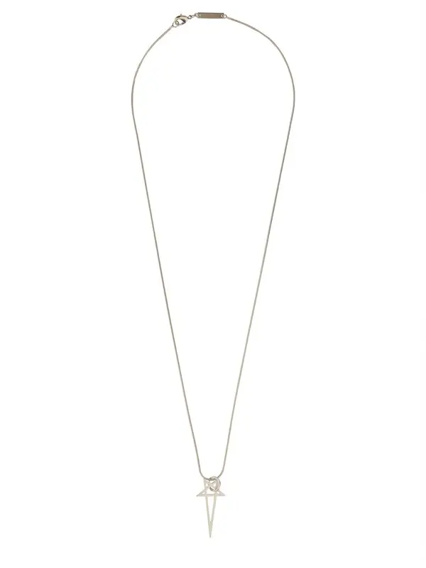 Rick Owens Pentagram Charm Necklace