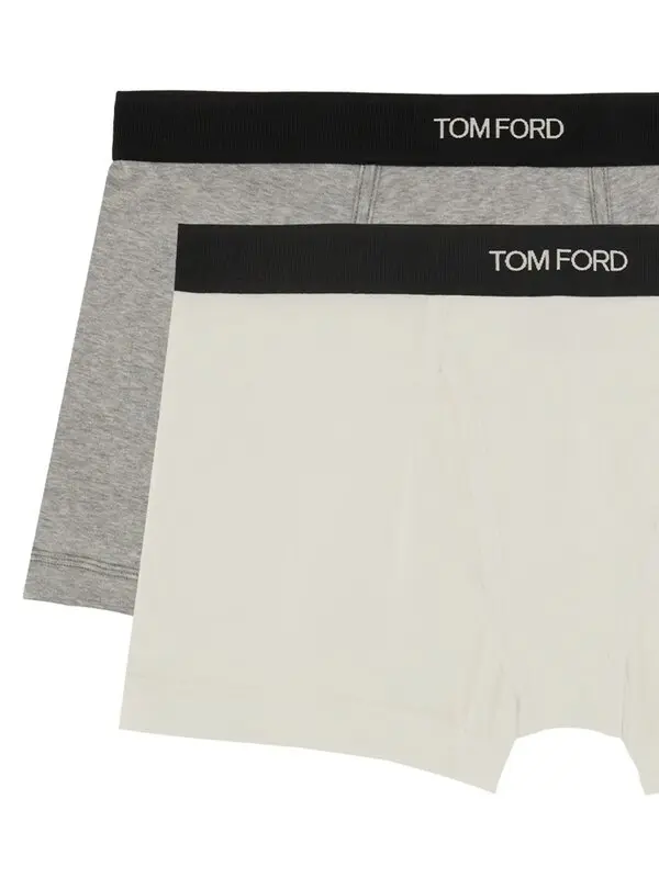 TOM FORD 2-pack Boxer In Cotone - White