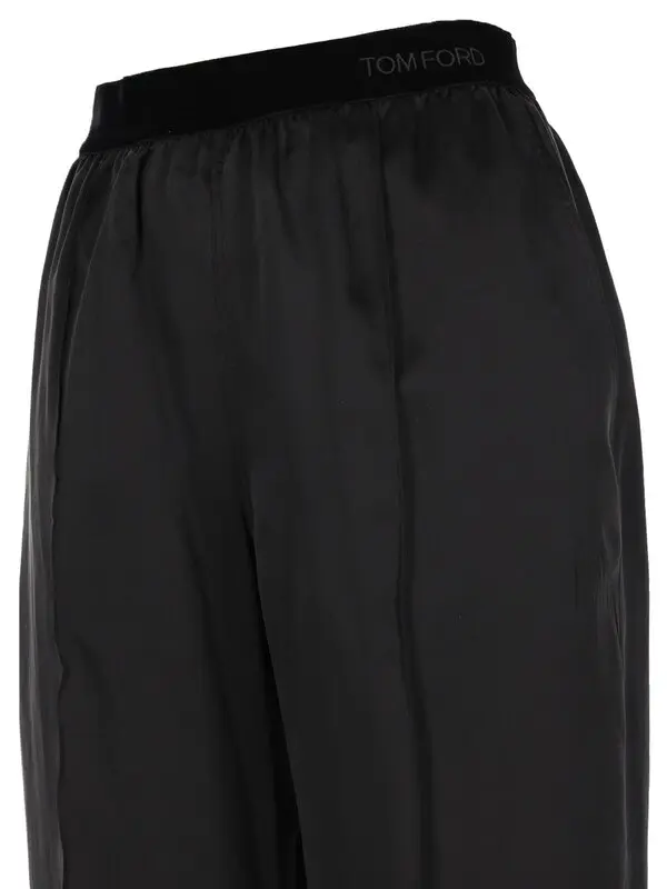 TOM FORD Pantalone Pj In Raso Di Seta Stretch